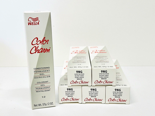 WELLA COLOR CHARM PERMANENT DYE GEL 9NG SAND BLONDE PACK OF 6 | eBay