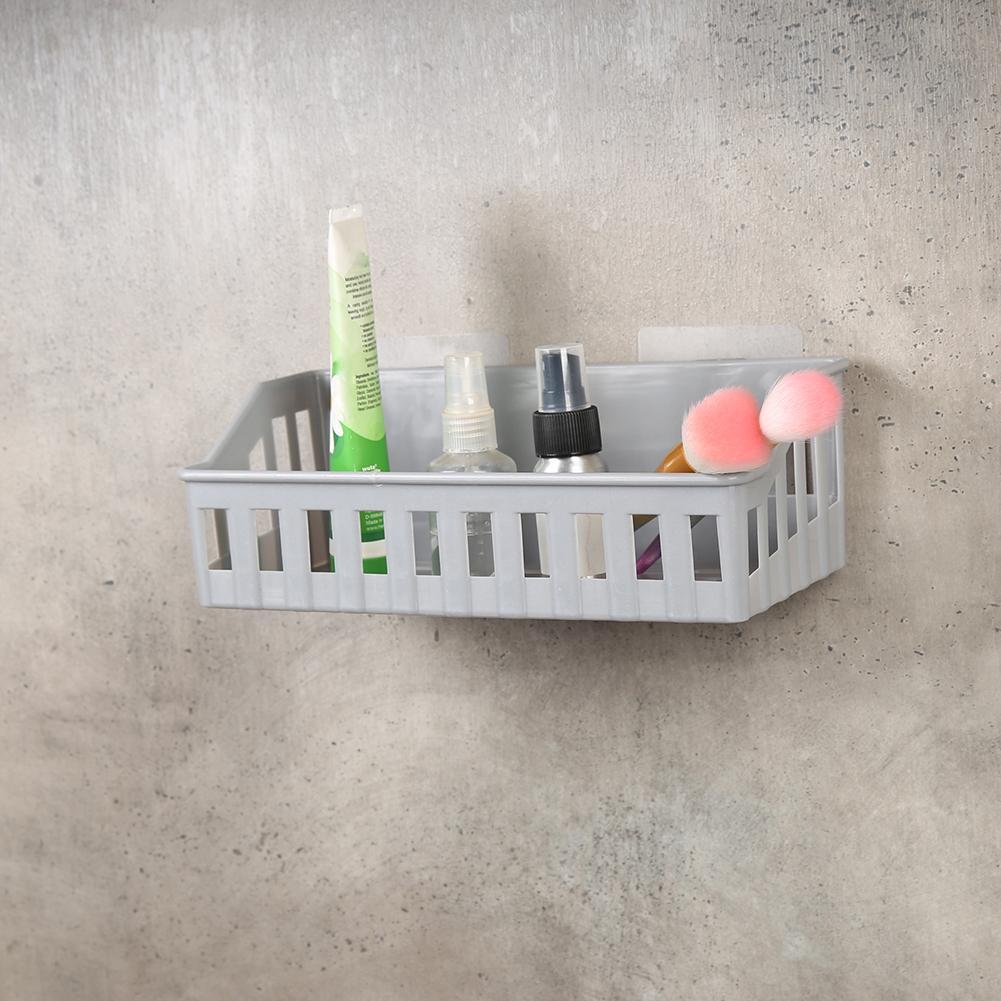 AU Bathroom Kitchen Storage Shelf Wall Mounted Toilet Shampoo Holder ...