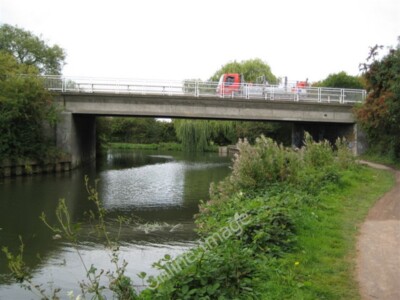 Photo 6x4 River Stort Navigation: A414 road bridge Harlow The A414 ...