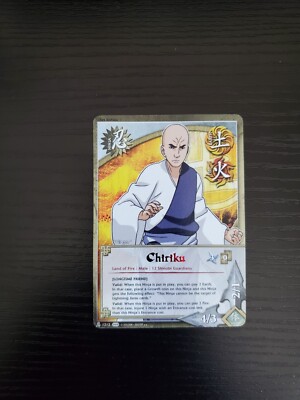 Naruto CCG Weapons of War - Chiriku - 1st Ed Rainbow Foil Card N-1212 ...