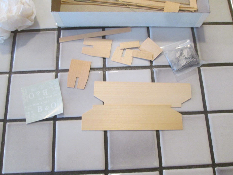 ambroid models mostly wood old time hopper car kit HO scale | eBay