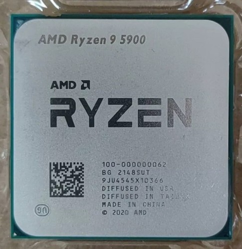 AMD Ryzen 9 5900 (non x) AM4 CPU 12 Core - 24 Thread 65W 64MB cashe | eBay