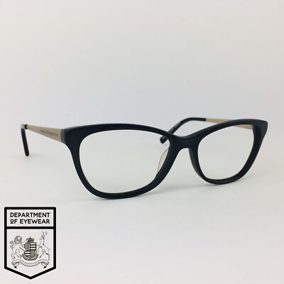 FRENCH CONNECTION eyeglasses MATT BLACK CATS EYE glasses frame FC 123 ...