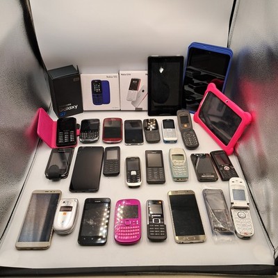 Mobile Phones Tablet Bundle Job Lot Vintage Retro Samsung Nokia ...