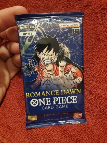 One Piece OP-01 booster pack- first wave - Pre-Errata Romance Dawn | eBay