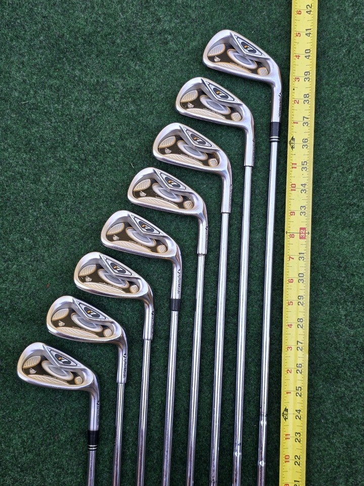 RH Taylormade R7 Iron Set 3456789P Dynamic Gold SL R300 Regular Flex ...