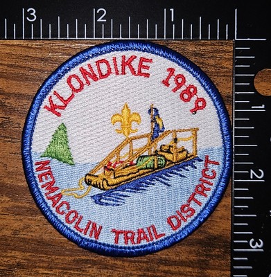 Nemacolin Trail District Klondike Derby 1989 Boy Scout BSA Patch | eBay