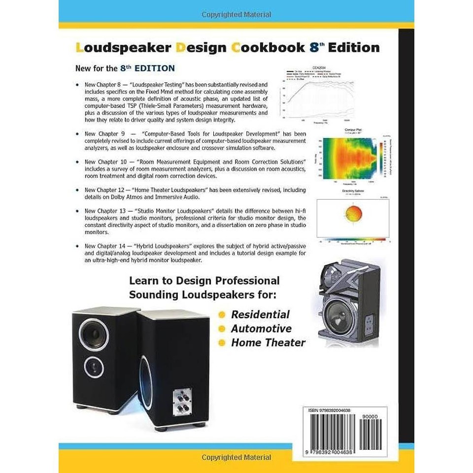 Loudspeaker Design Cookbook 8th Edition Book | eBay