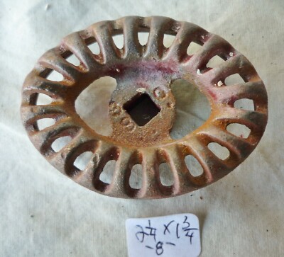 Cast iron faucet valve handle steampunk repurposed art. 2 1/8" x 1 3/4 ...