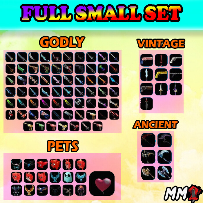 Roblox Murder Mystery 2 MM2 | Super Rare Godly/Chroma Knives and Guns ...