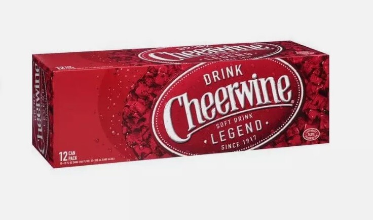 Cheerwine Soda 12oz Cans - Iconic Cherry Flavor - Pack of 12 ...