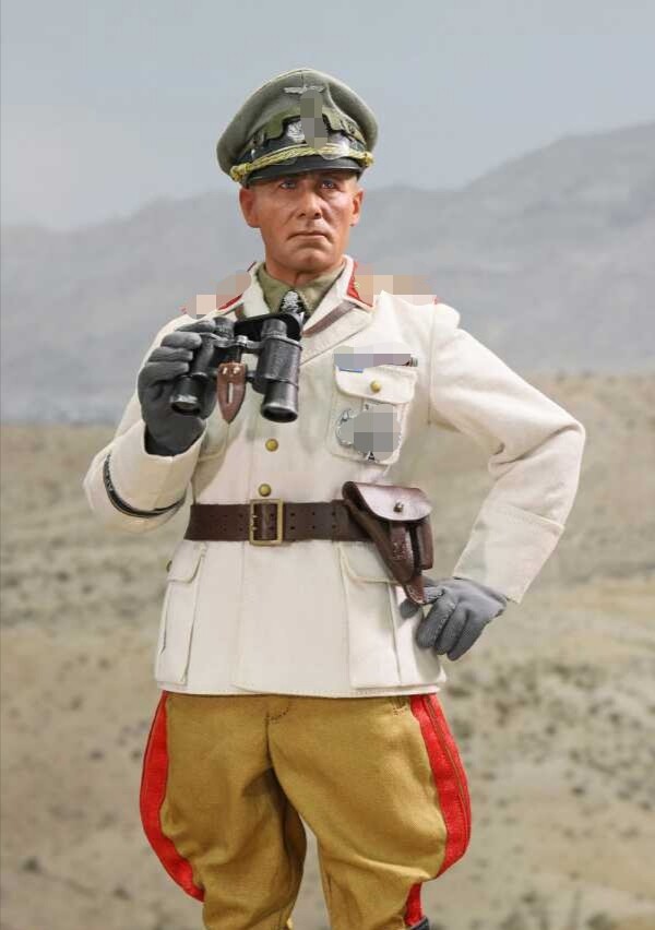New DID 3R GM651 DAK Afrika Desert Fox Rommel 1/6 Male Soldier Action ...