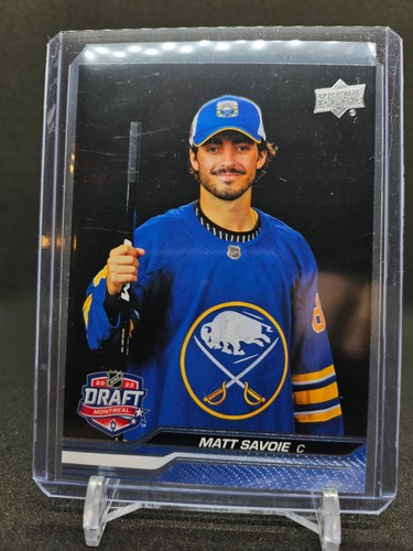 23-24 UD Extended Draft Day Matt Savoie Edmonton Oilers Top Prospect | eBay