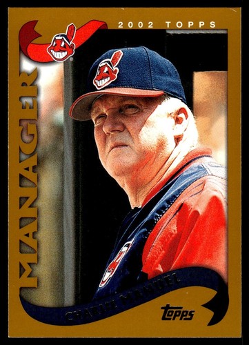 2002 Topps Baseball Card Charlie Manuel Baseball Card Cleveland Indians ...