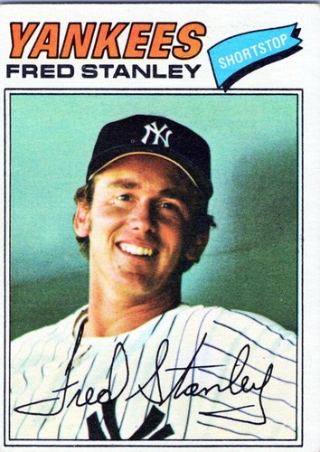 1977 Topps #123 Fred Stanley New York Yankees EX | eBay