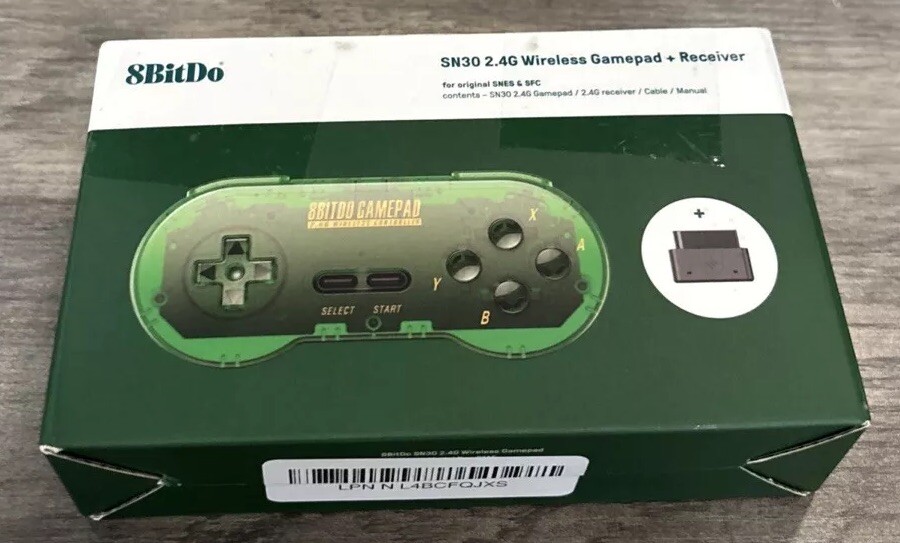 8Bitdo SN30 2.4G Wireless Controller Gamepad for Original SNES Super Nintendo | eBay