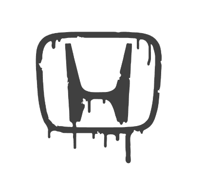 Dripping Paint Honda vinyl decal 4" x 3.5" car truck laptop jdm sticker ...
