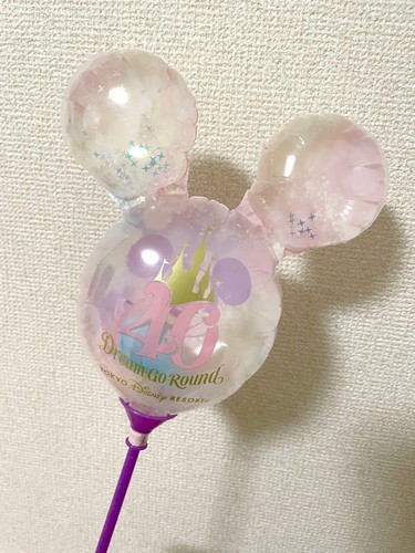 Handheld Balloon Stick Tokyo Disneyland 40Th Anniversary Limited ...