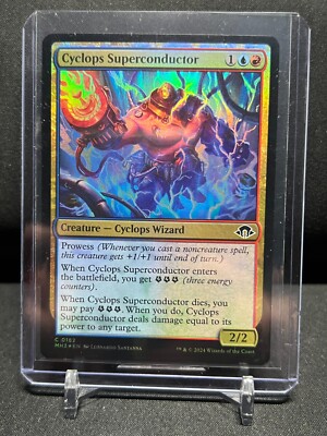 Cyclops Superconductor - Foil - MTG Magic 2024 Modern Horizons III NM ...