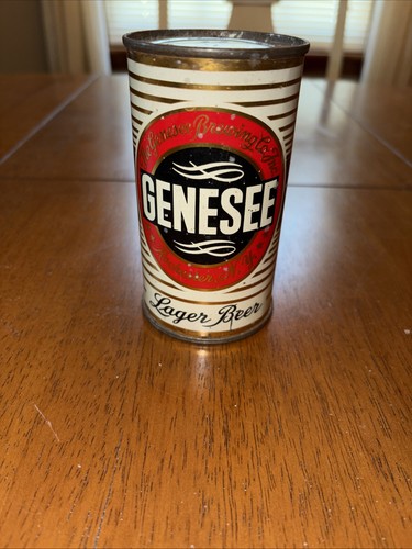 Genesee Lager Beer Can 12oz Vintage Flat Top, Genesee Brewing Co ...