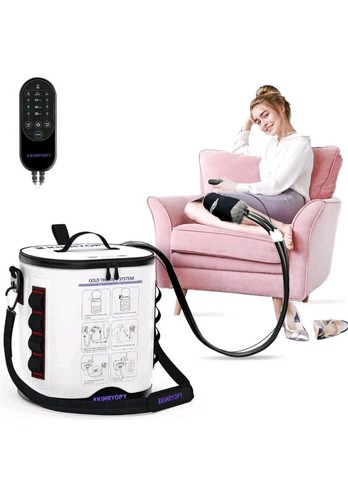 Cold Therapy Machine with Programmable Timer, Portable Ice Machine for ...
