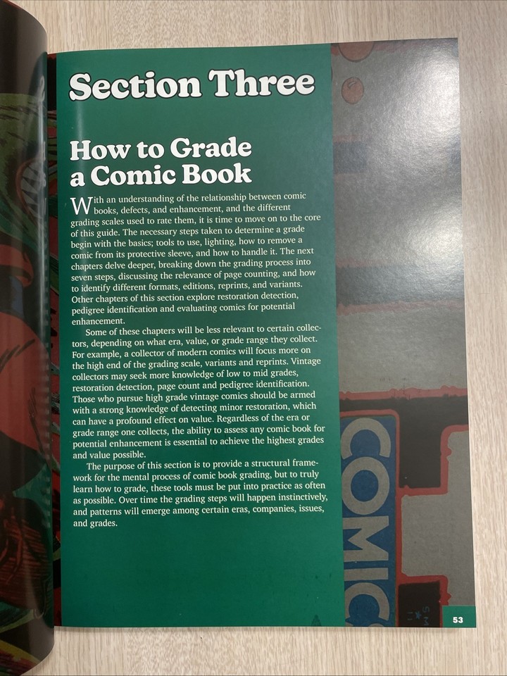 OFFICIAL CGC GUIDE TO GRADING COMICS SOFTCOVER NM 366 PGS IST PRINT ...