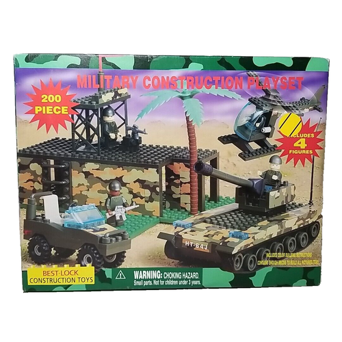 Unopened BEST LOCK Military Construction Playset #3170 200 Piece | eBay