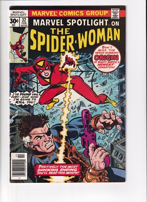 MARVEL SPOTLIGHT 32 VF MARVEL COMICS BOOK 1ST SPIDER-WOMAN ROMITA ...