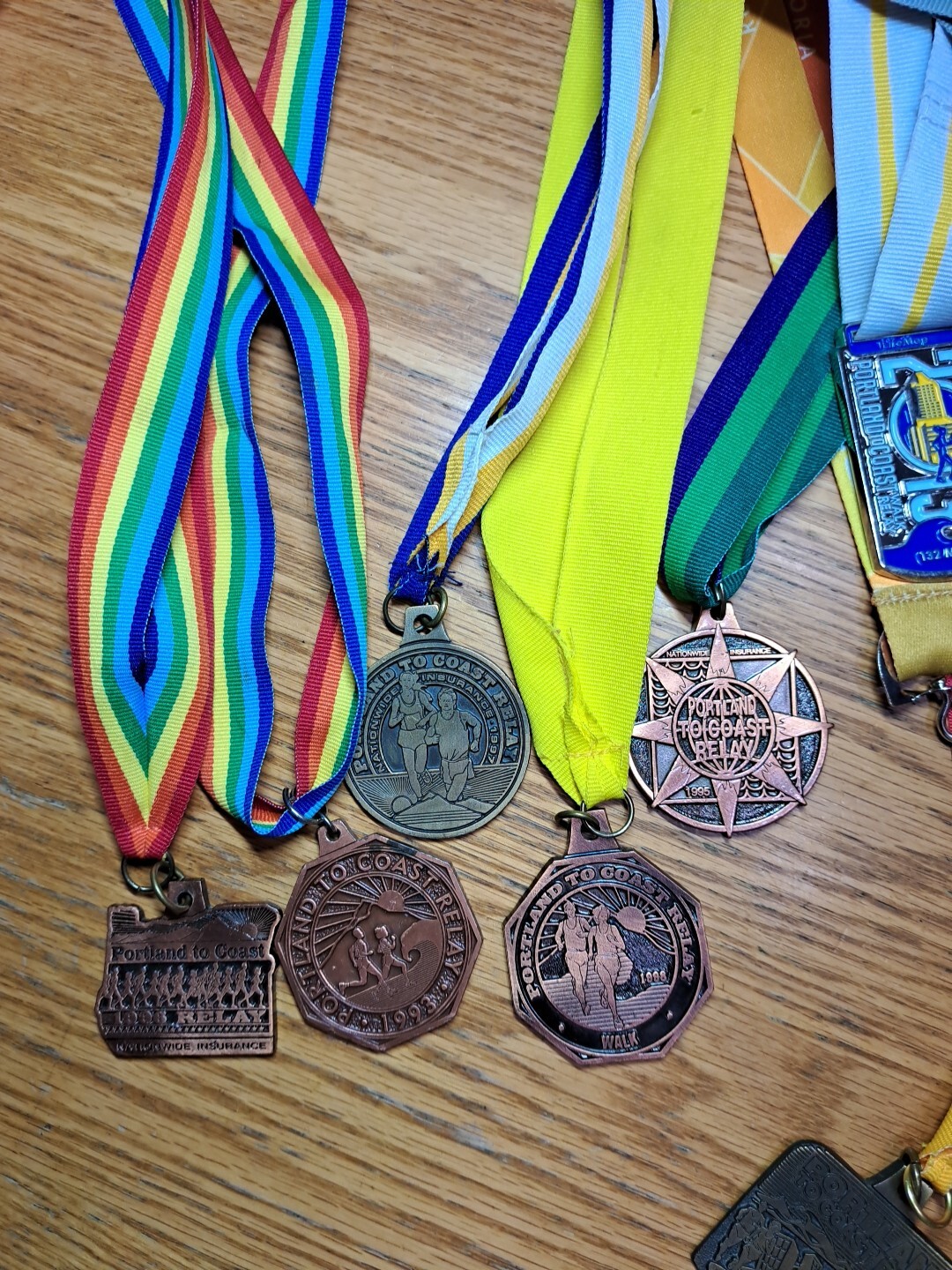 Lot of 30 Medals PDX Portland-Coast 1990s 2000s & Victoria BC Half ...