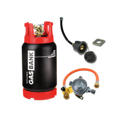 GasBank SLIM Duo 5 kg - Lightweight Bottle Kit with Regulator | eBay UK