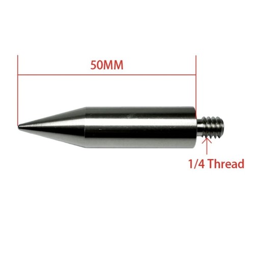 Replacement 52mmMini Prism Pole Sharp Point for Leica Trimble Topcon ...