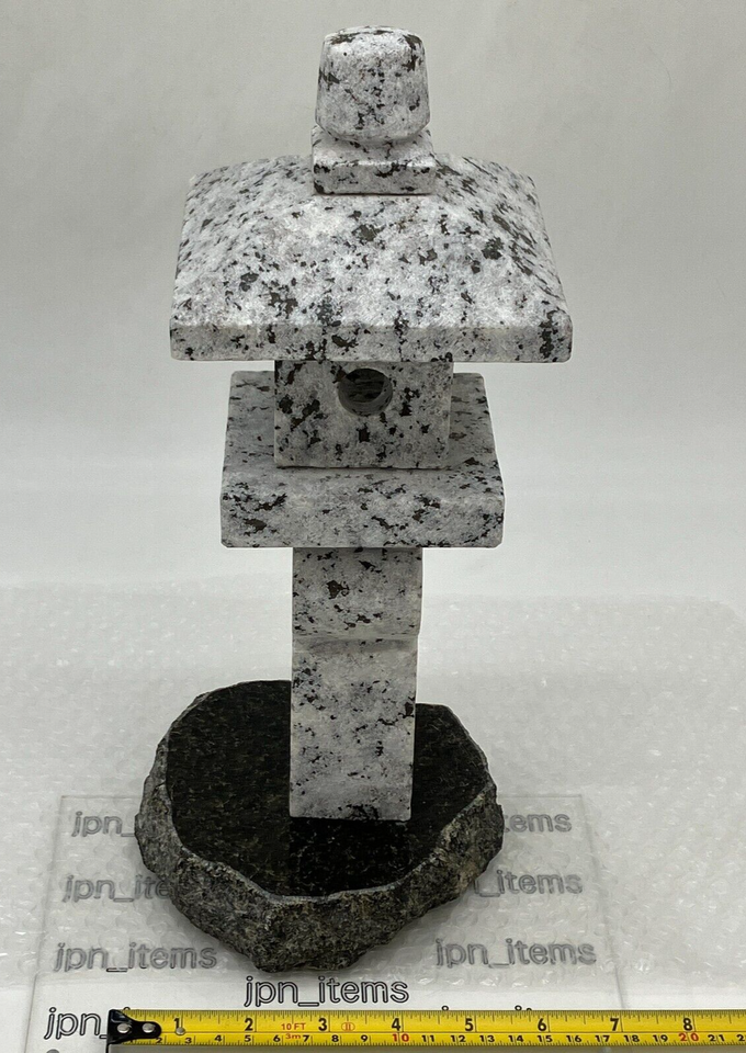 Small Granite Stone Lantern Tourou Japan Japanese Garden Ornament ...
