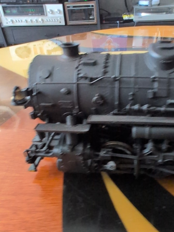 Model Indiana Harbor Belt 0-8-0 Steam Engine & Tender 2 Rail O Scale ...