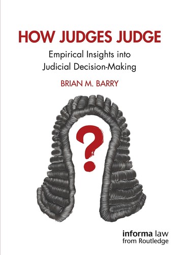 Brian M. Barry How Judges Judge (Poche) 9780367609825 | eBay