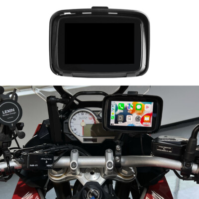 5"Touch Screen Portable Motorcycle Navigator Carplay Android Auto ...
