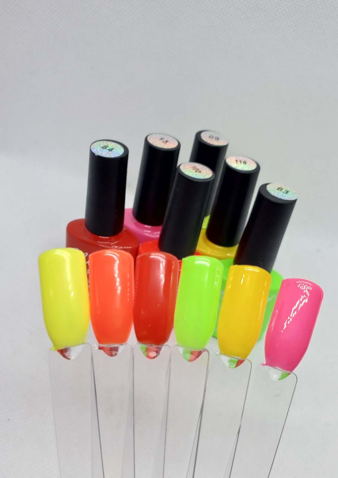 Gel polish set of 6,Gel Semi Permanente Gel Color UV 6 bottles 10 ml ea ...