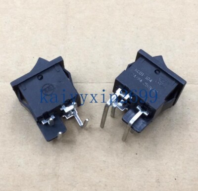 10PCS Brand new ZX dual 4-pin 2-speed power switch 8A250V KCD1-104 in ...