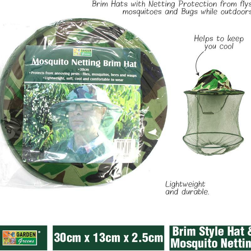 MOSQUITO HEAD NET Mask Mesh Hat Mozzie Netting Camping Fits Over Hats AU | eBay Australia