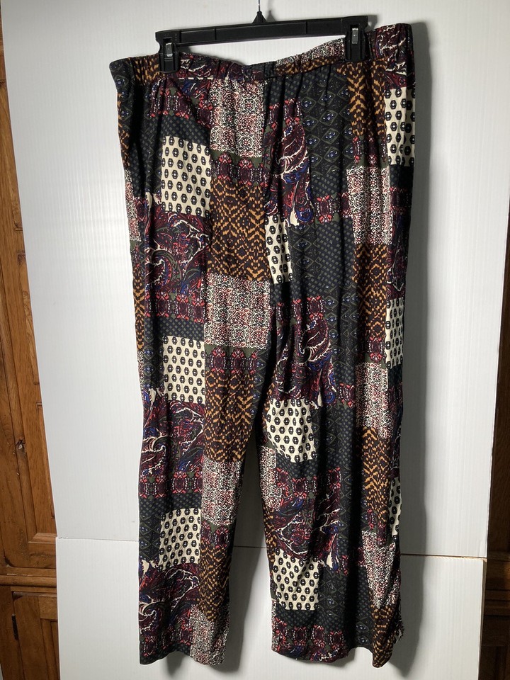 Intro Love The Fit Women’s Pants Top Set SS Button Shirt Elastic Waist ...