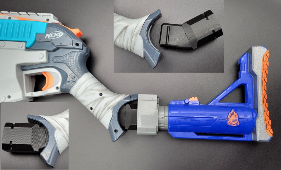 Shoulder Stock Attachment Point Part for Sledgefire Blaster -Sledge ...