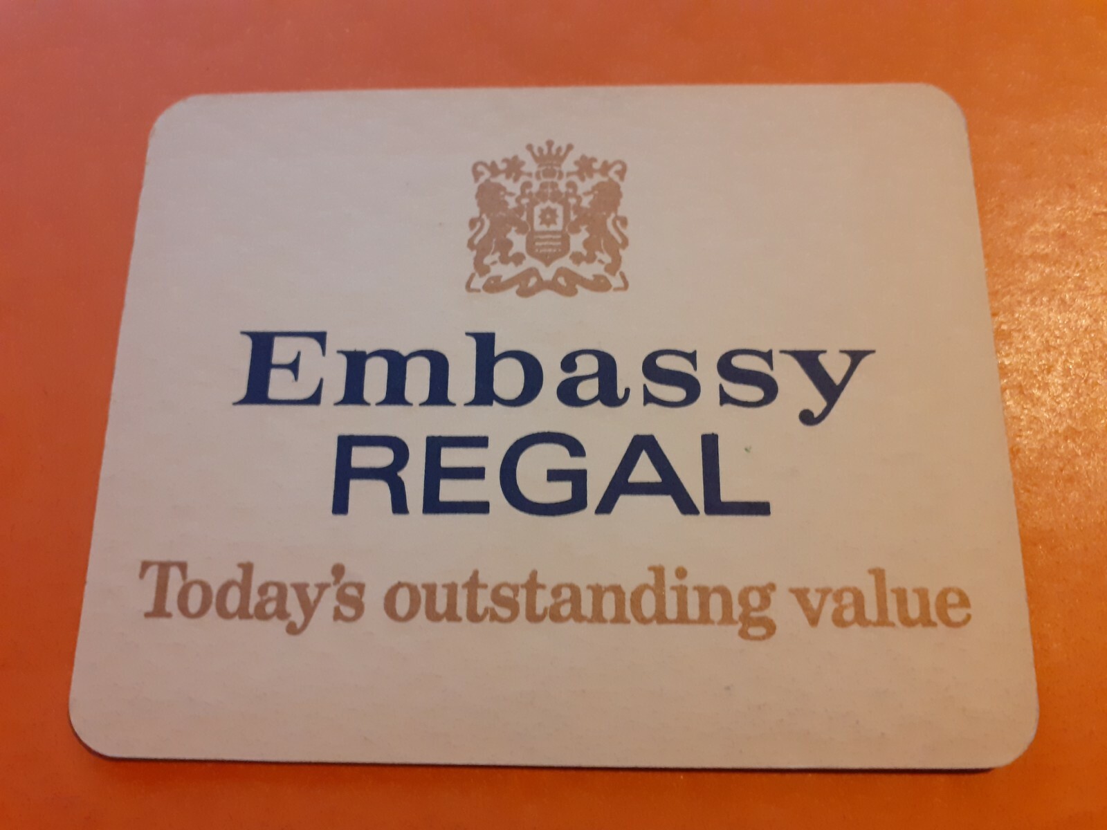 Embassy Regal Cigarettes Beer Mat. | eBay