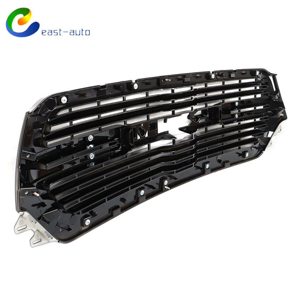 Front Mesh Upper Grille For 2019-2023 Dodge Ram 1500 Gloss Black ...
