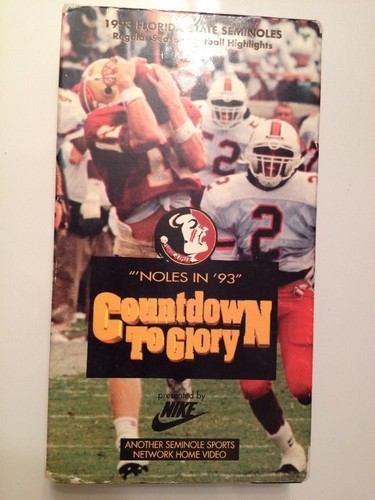 Vintage VHS Tape 1993 Florida State Seminoles Regular Season Football ...