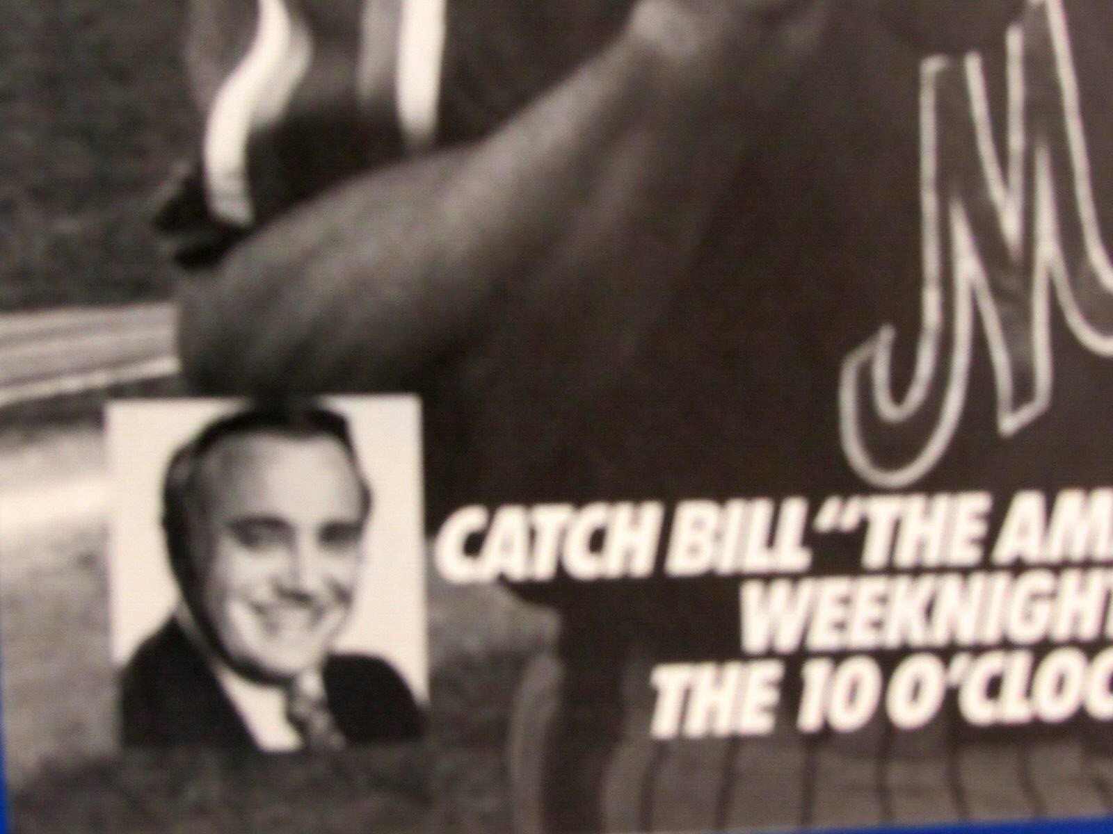 Bud Harrelson Bill Mazer New York Mets Fox 5 WNYW Original Print Ad 8.5 ...