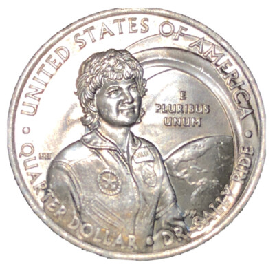 2022 P Dr. Sally Ride Quarter Error Strong Ghost Comet Tail | eBay