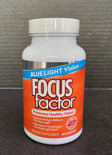 Focus Factor Blue Light Vision Formula 60 Capsules Lutein & Zeaxanthin *SeeDate* 811909034207| eBay