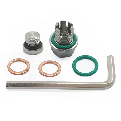 Oil Sump Drain Plug Self-tapping Piggyback Stainless Steel Repair Kit ...