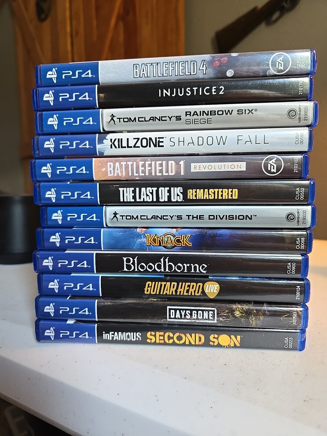 PS4 Game Lot Of 12 Games, Battlefield, Knack, Days Gone, Killzone +, Y ...