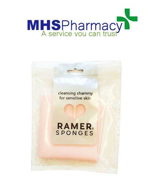 2 X Ramer Sponges Cleansing Shammy for Sensitive Skin Single Cloth Love ...