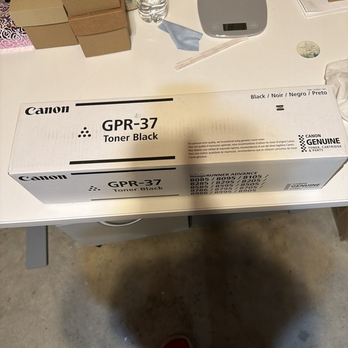 Genuine Canon GPR-37 3764B003AA Black Toner Cartridge OEM *NEW SEALED ...